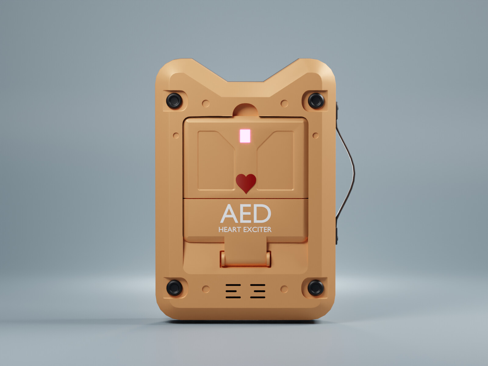 ArtStation - Death Stranding AED Heart Exciter.
