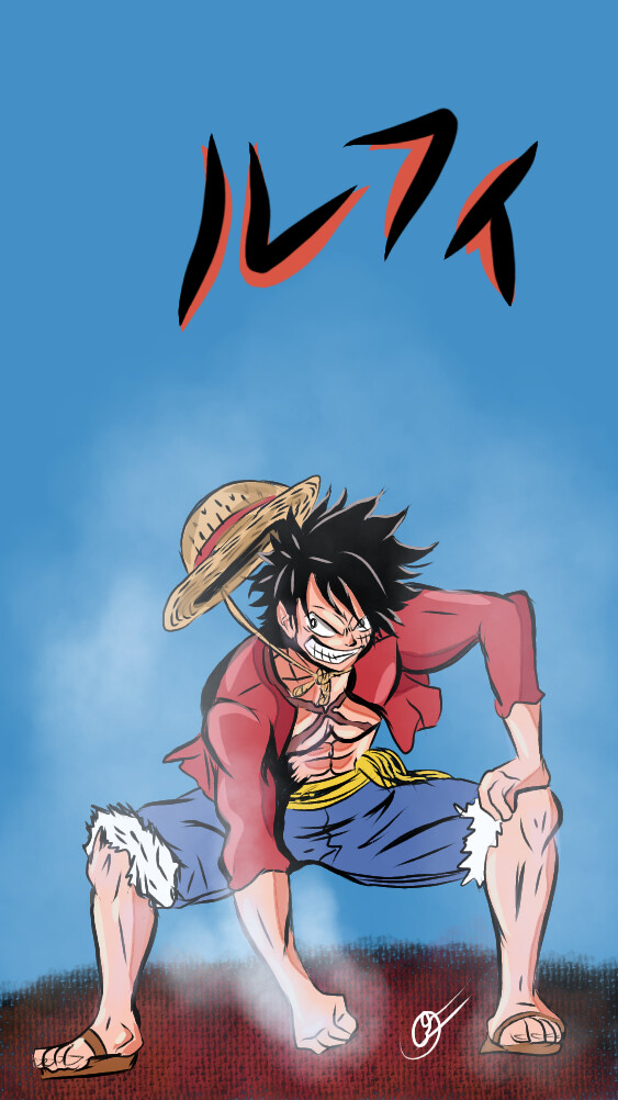 ArtStation - Luffy, One Piece.