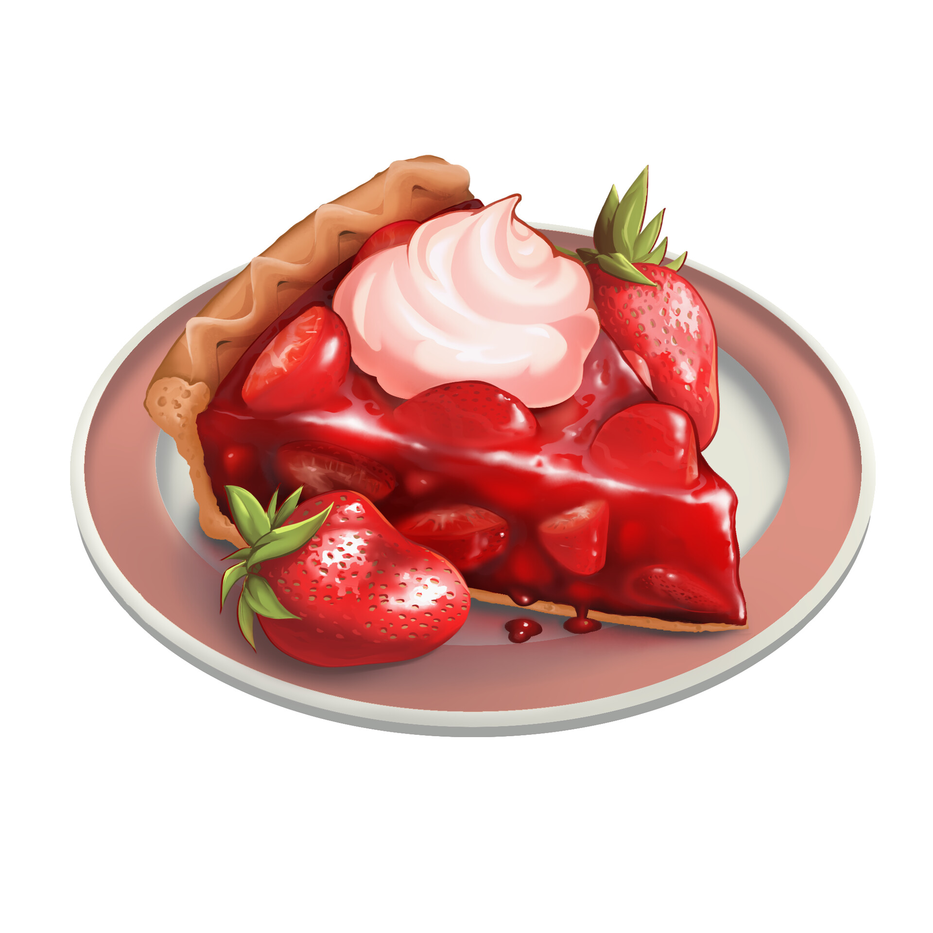 ArtStation - Strawberry pie