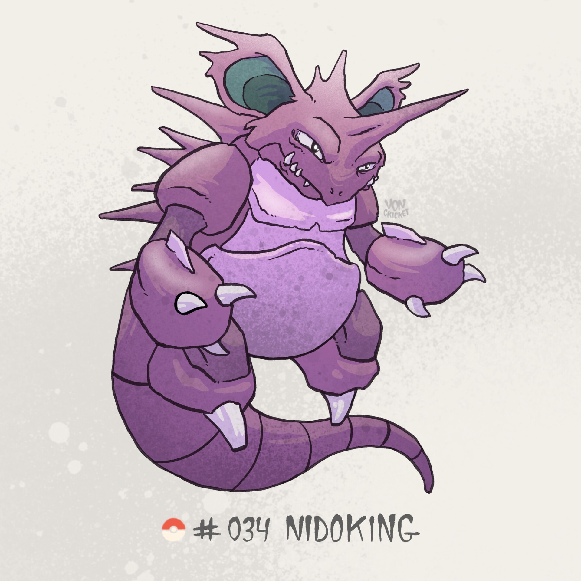 ArtStation - #034 Nidoking