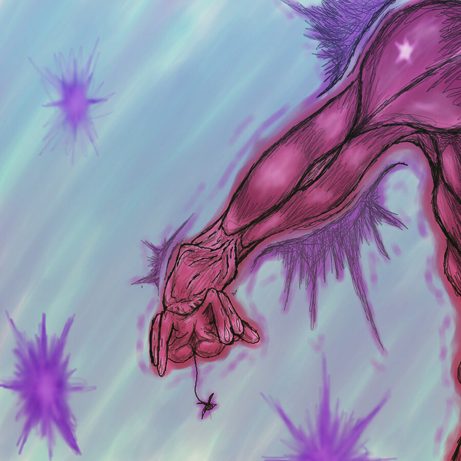 ArtStation - Purple Alien Hand🟣👾🟣