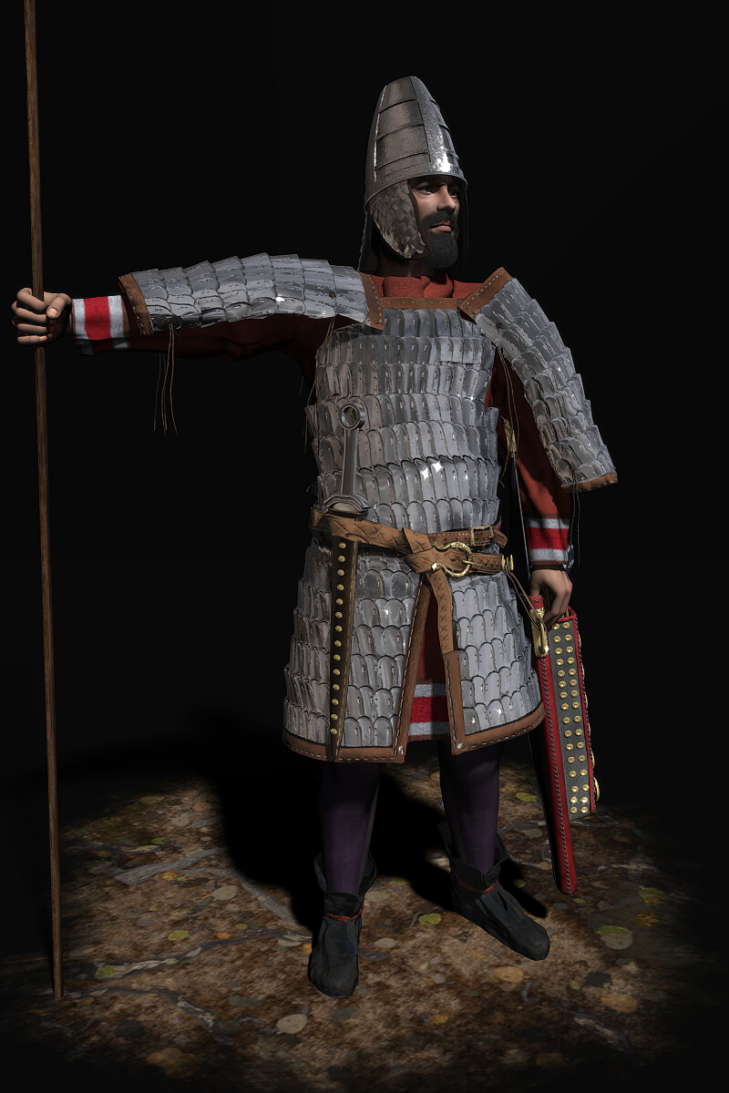 ArtStation - Roxolanian Armoured Lancer 101/102AD