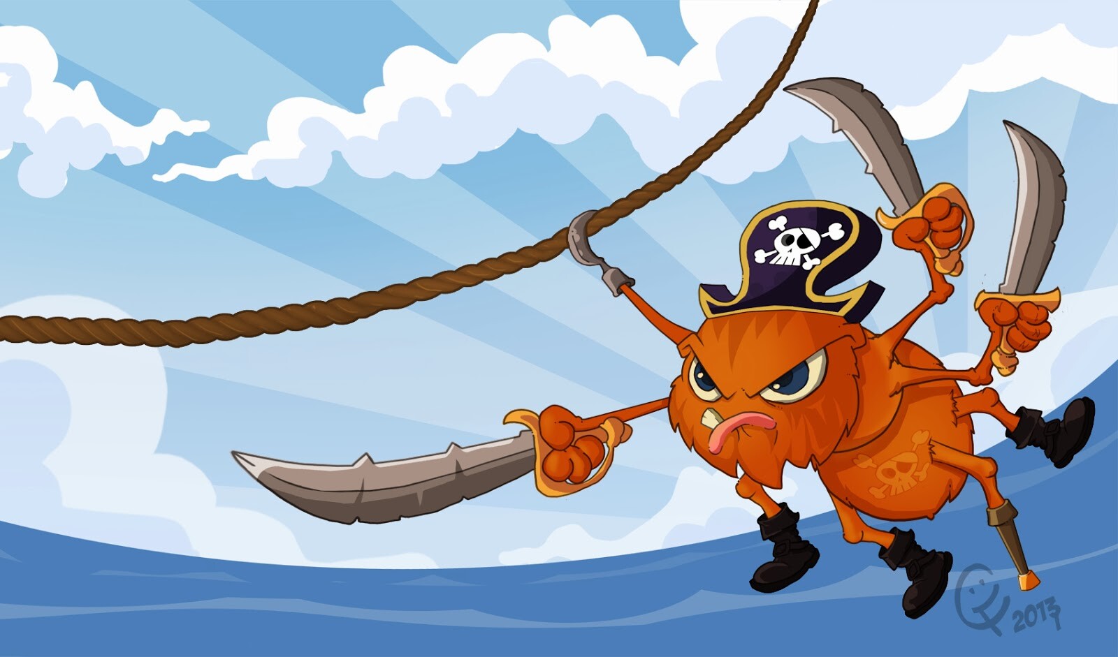 ArtStation - Spider the Pirate