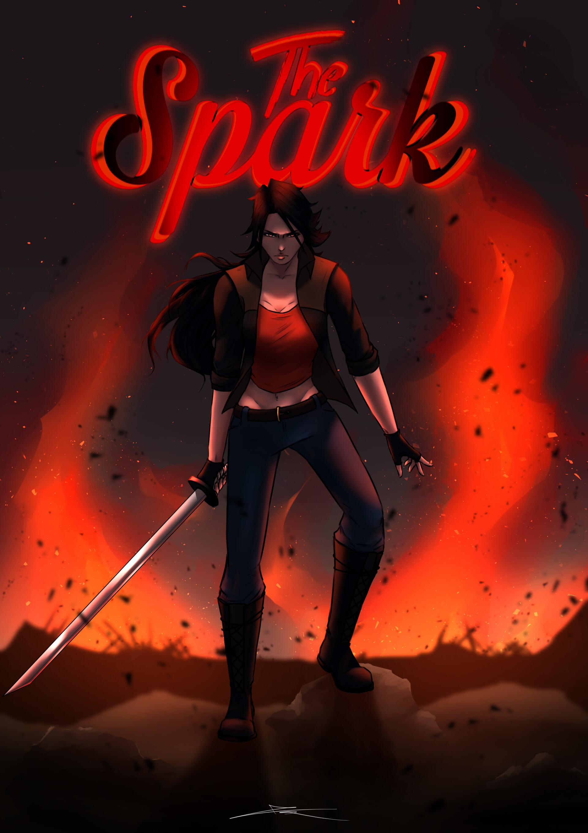 ArtStation - The Spark (Season 1 Comic Cover Art)