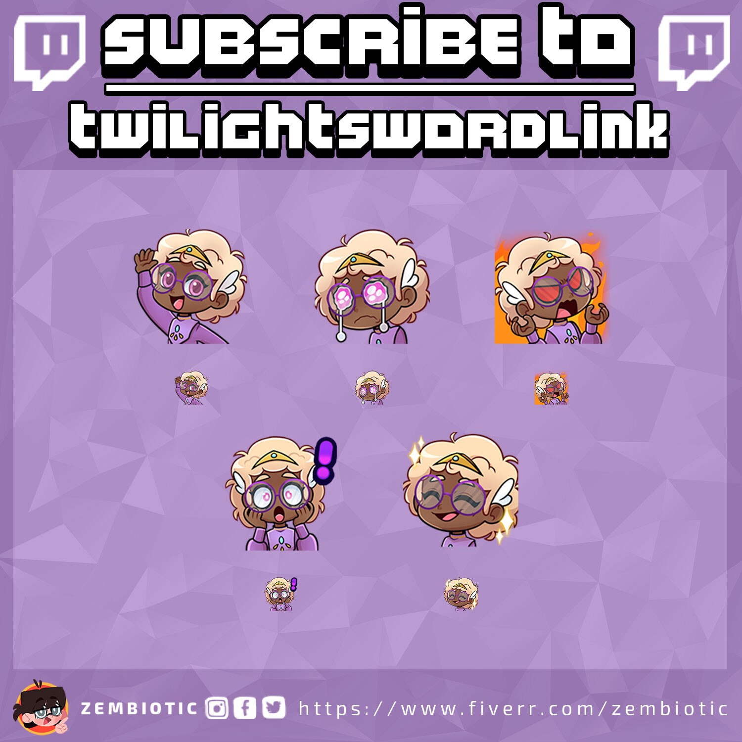 ArtStation - Emotes for TwilightSwordLink