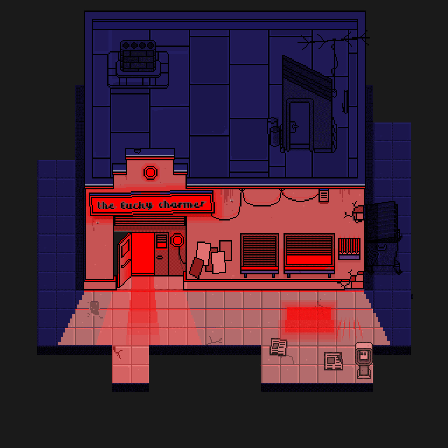 ArtStation - Shady pixel buildings