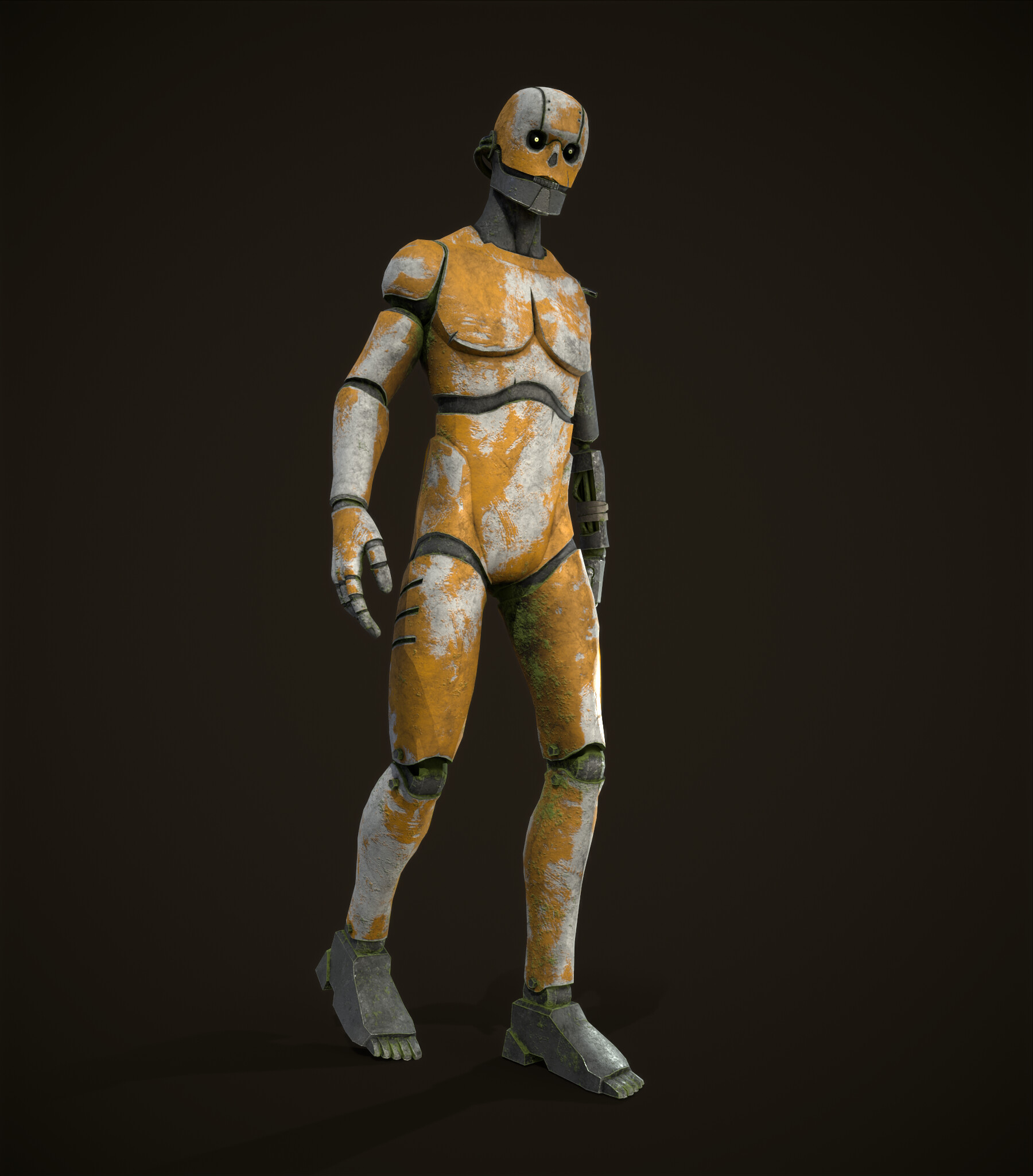 ArtStation - Old Broken Robot