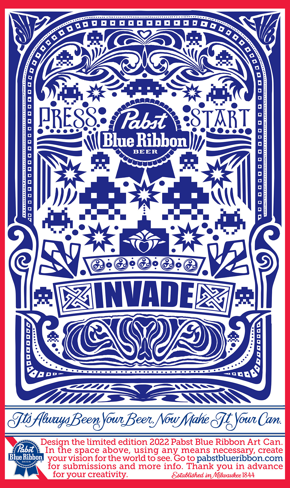 ArtStation - PABST BEER CONCEPT 1