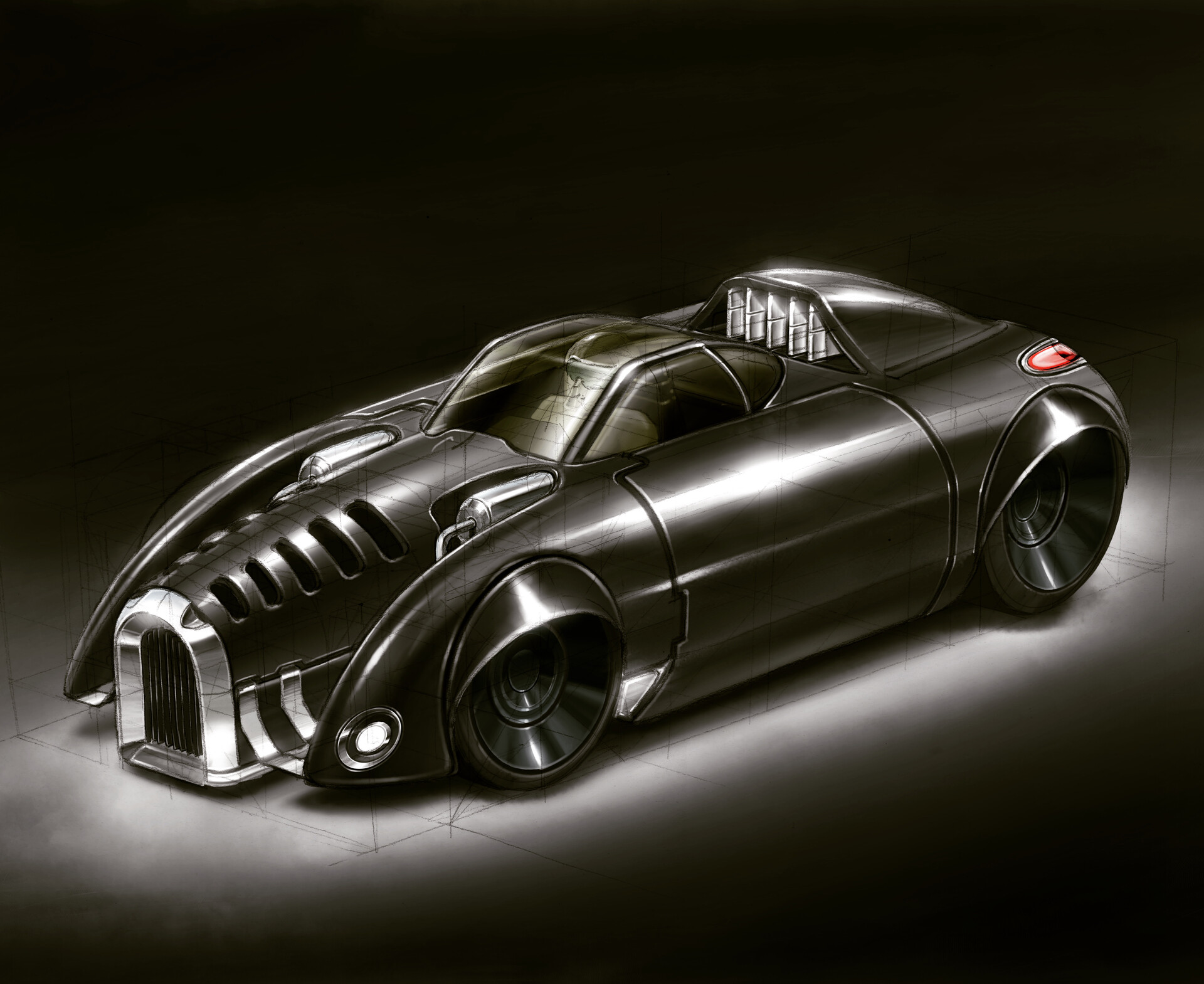 ArtStation - 80’s Batmobile