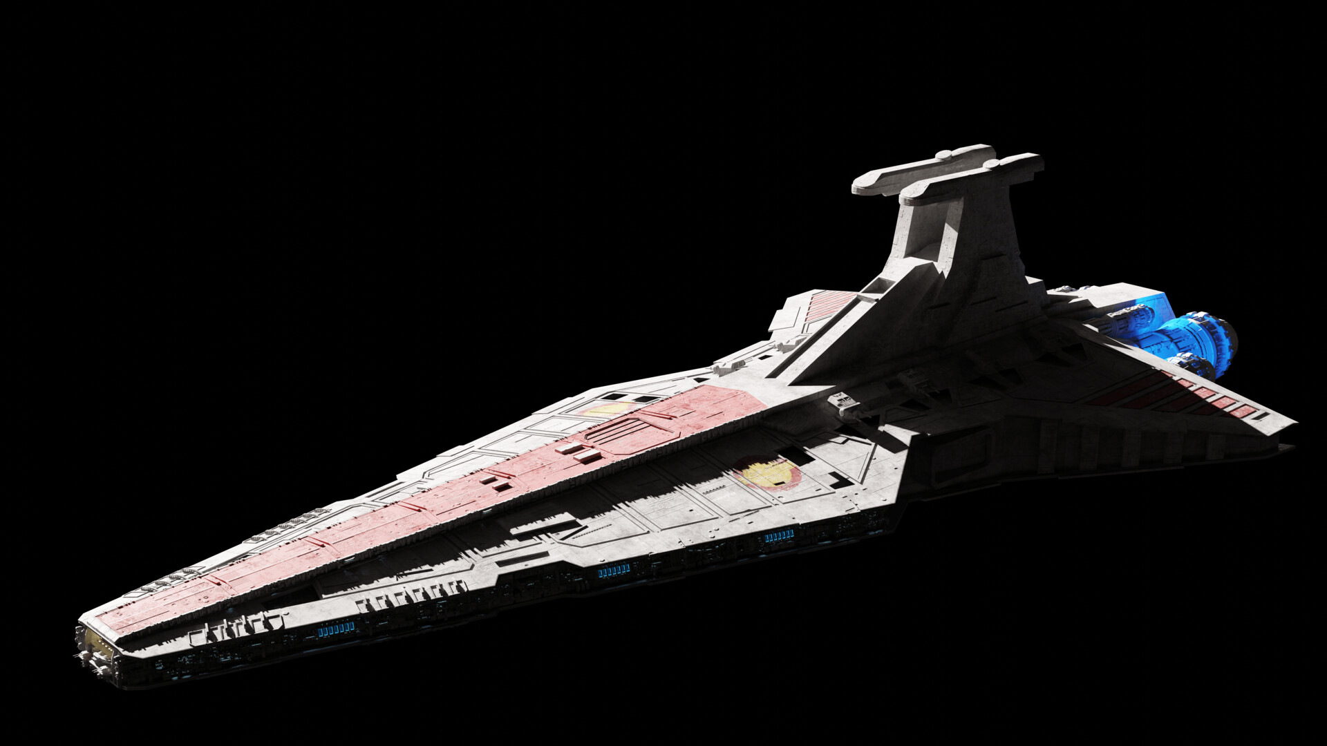 Joshua Chamberlain - Venator Star Destroyer (Hangar Doors and Nose ...