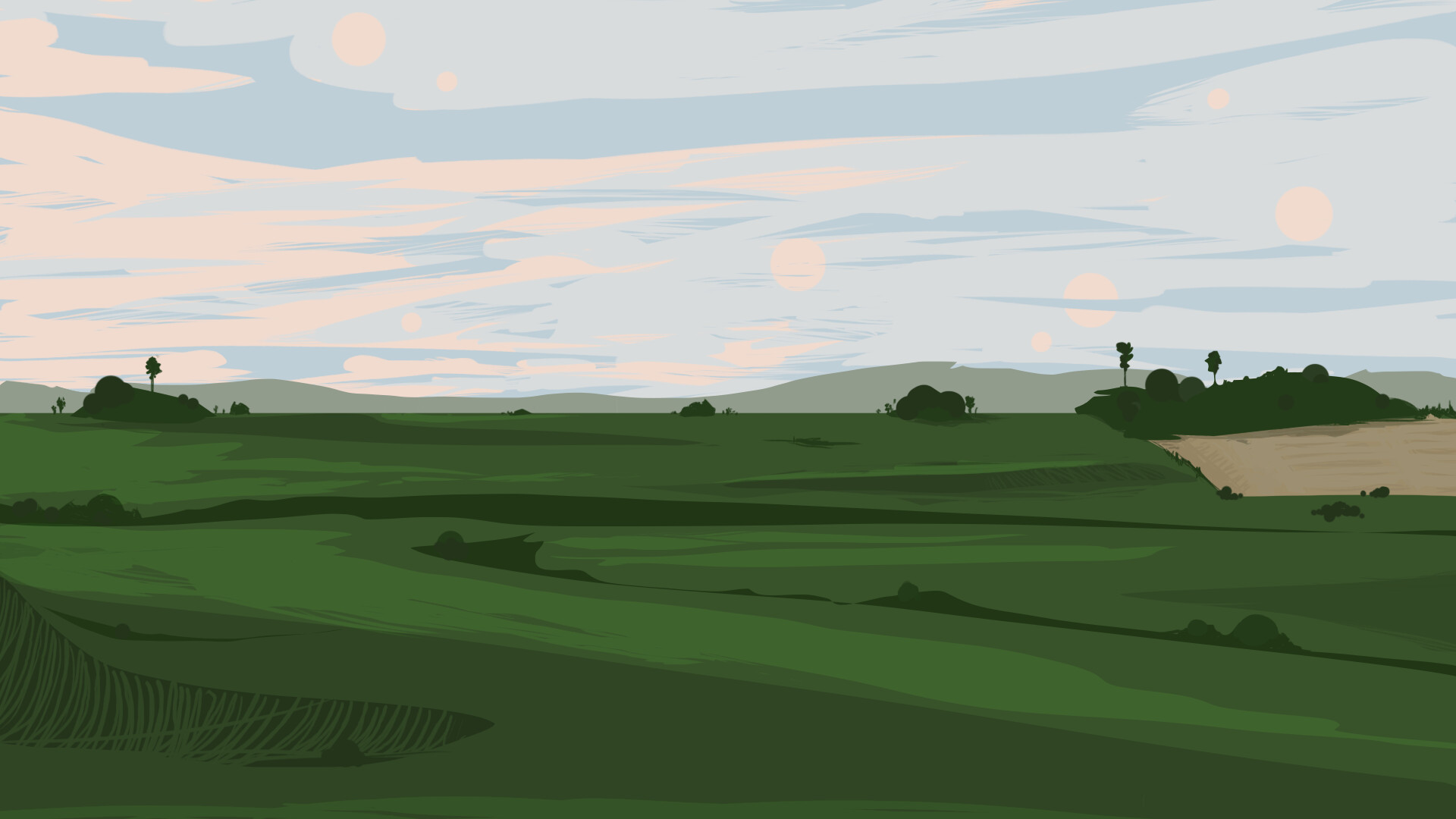 ArtStation - cloudy day