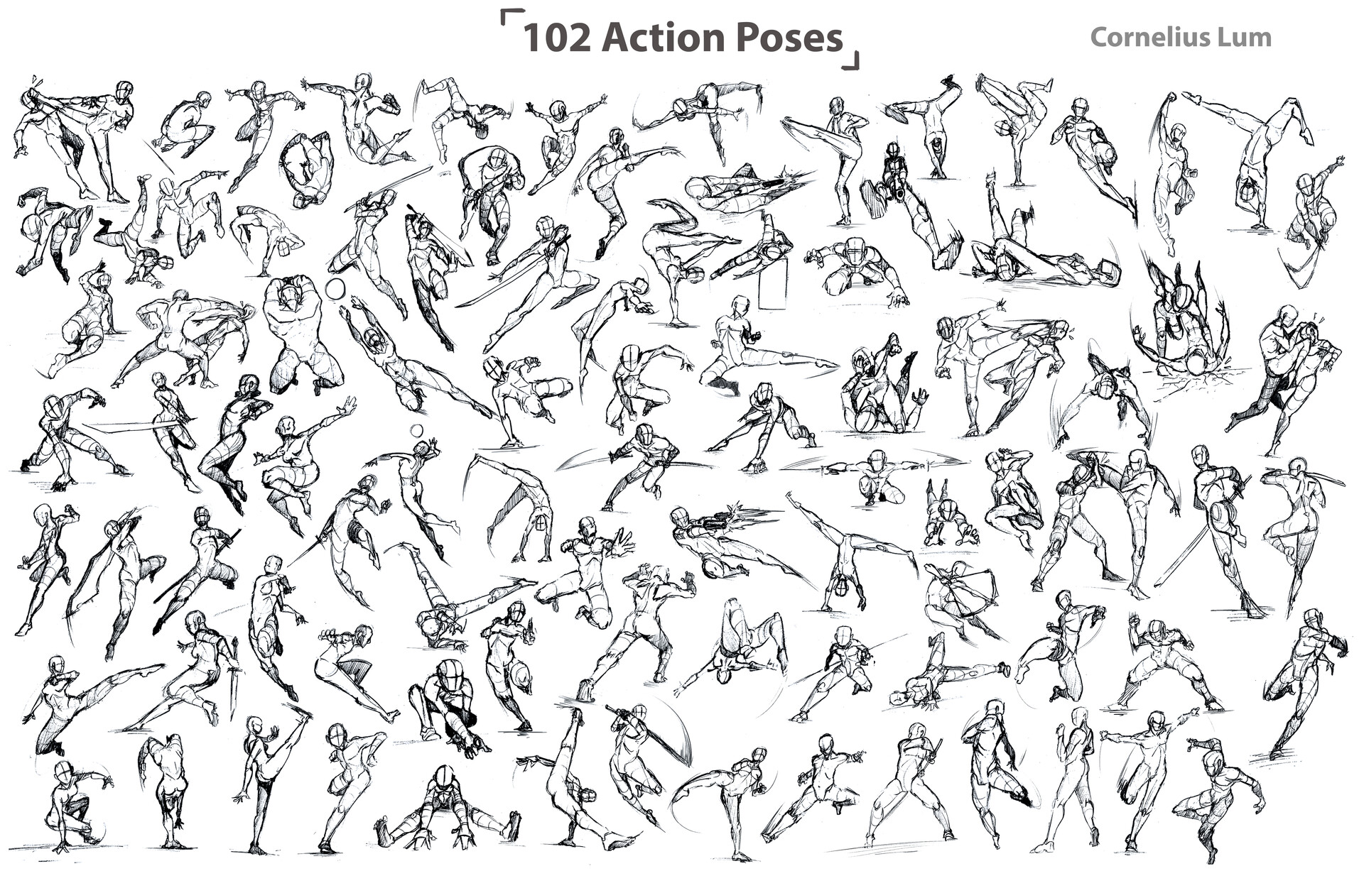 how to draw epic poses