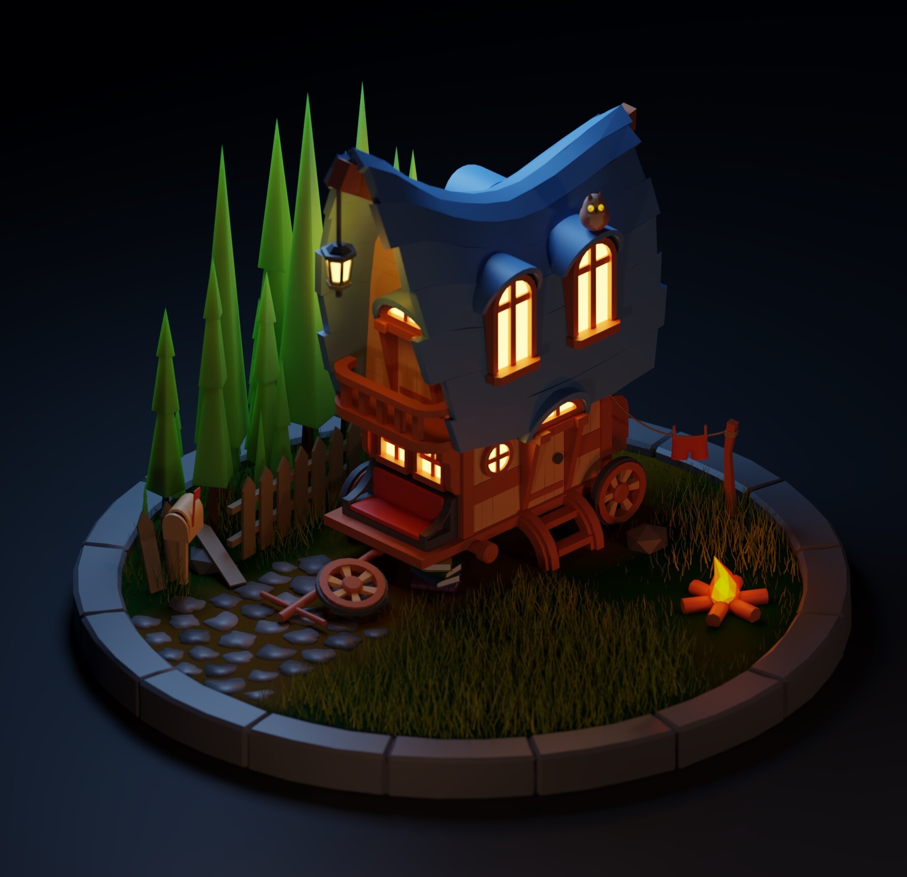 ArtStation - Gaming house