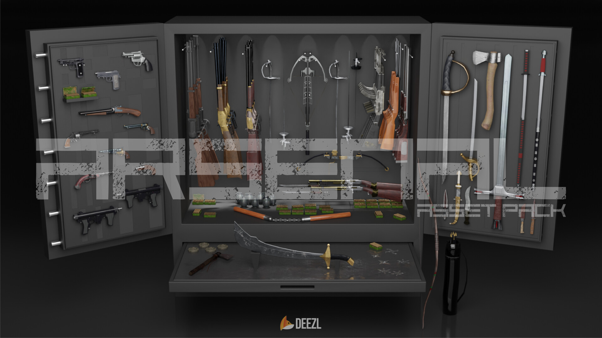 Deezl ArtStation Store - Arsenal - Asset Pack