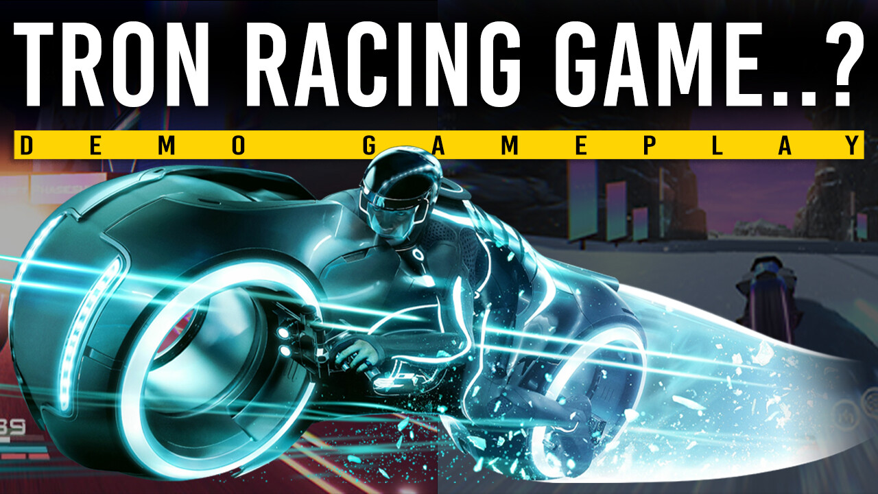 ArtStation - TRON RACING GAME