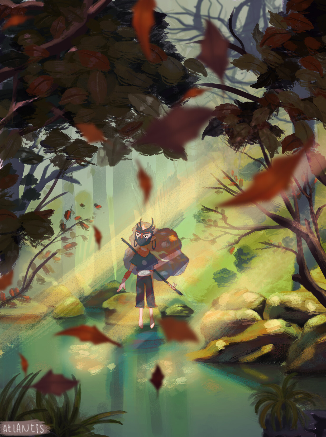 ArtStation - Forrest Little Guardian