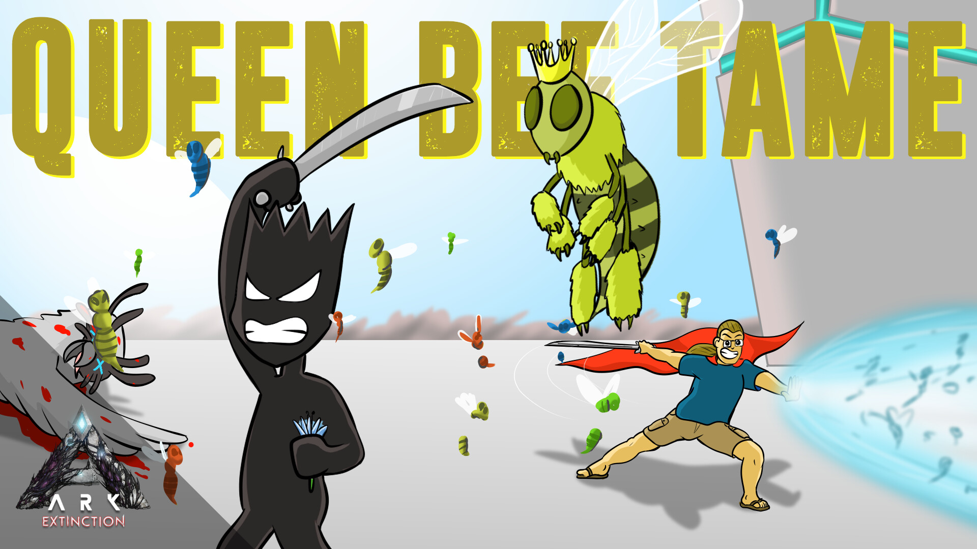 ArtStation - Queen Bee Taming - ARK