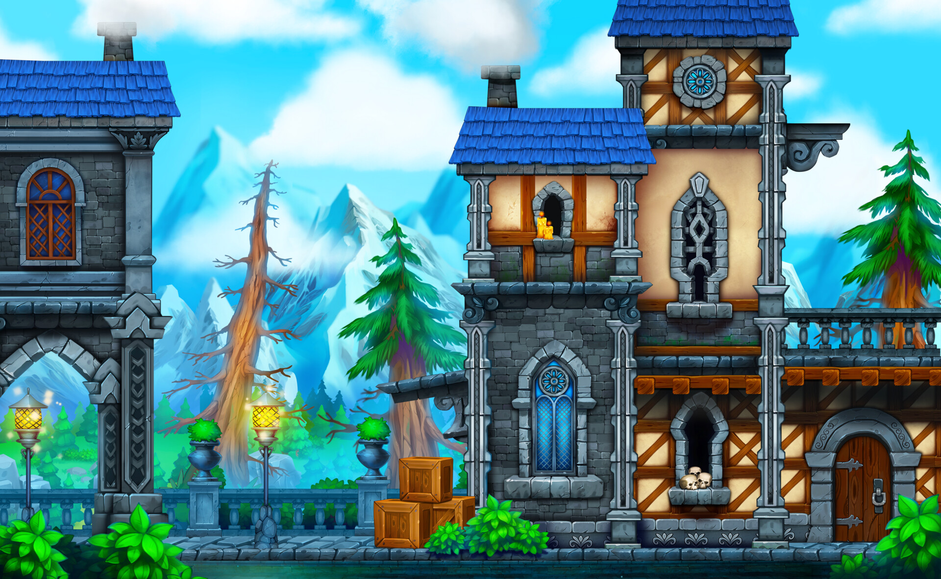 ArtStation - Castle Pack tiles and props