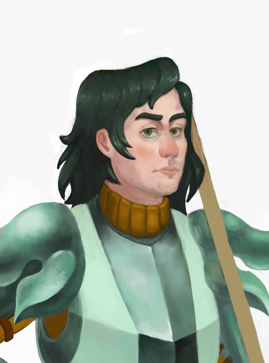 ArtStation - Knight portrait