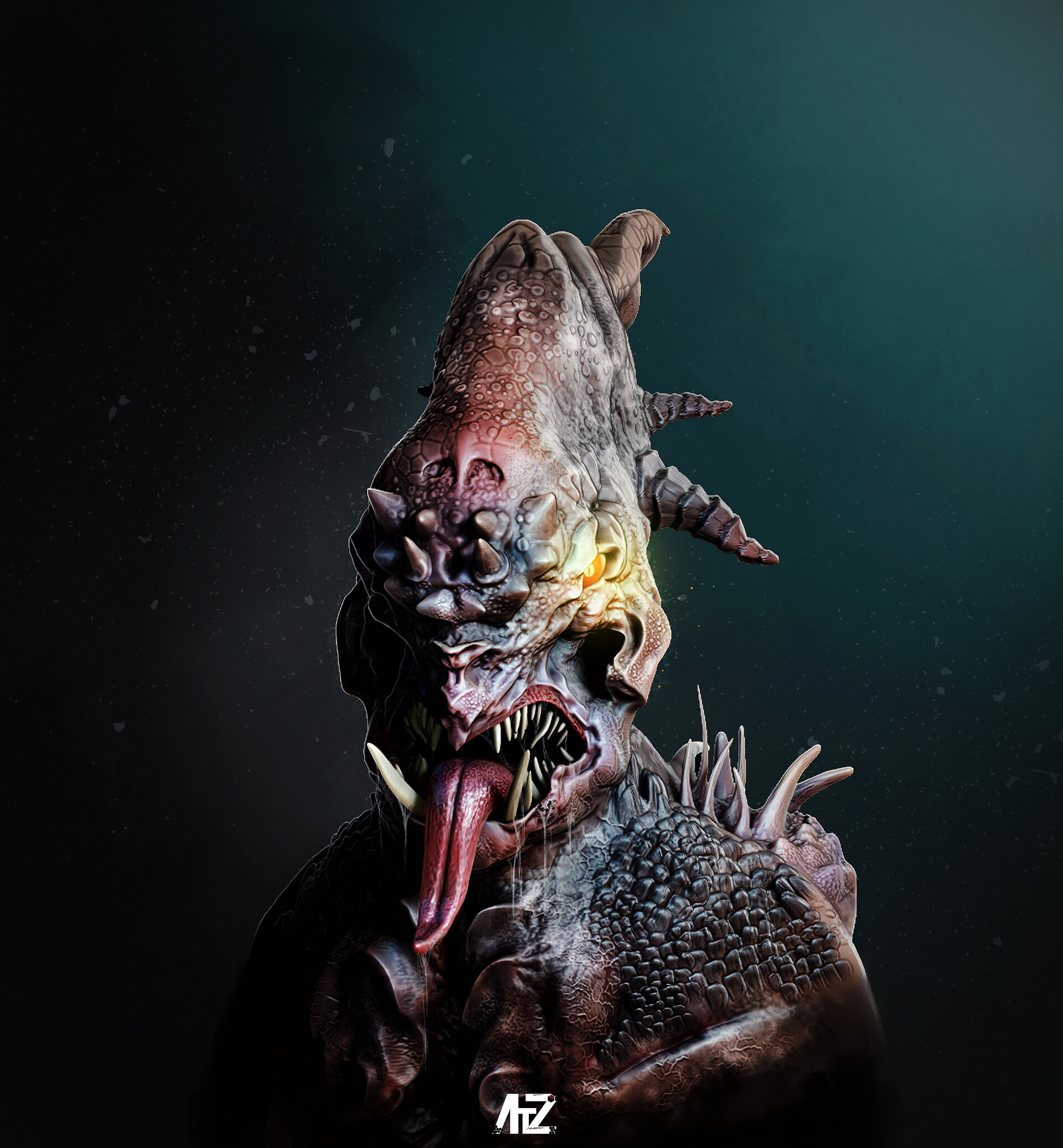 ArtStation - Demonkin Alien - Personal project