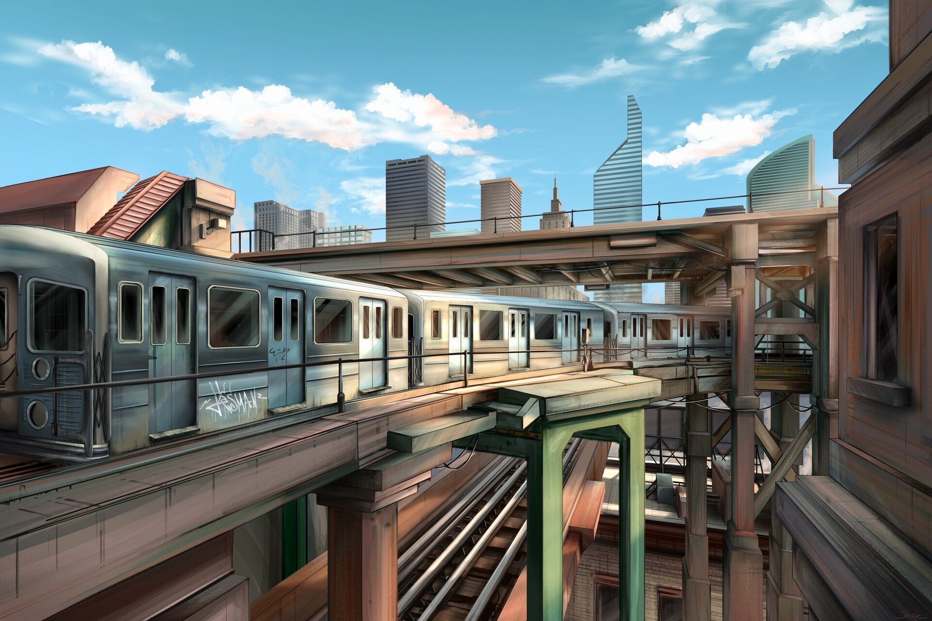 ArtStation - NY Subway
