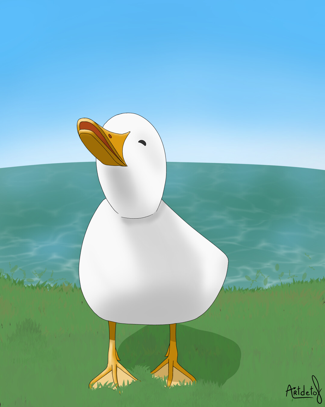 ArtStation - Happy Duck