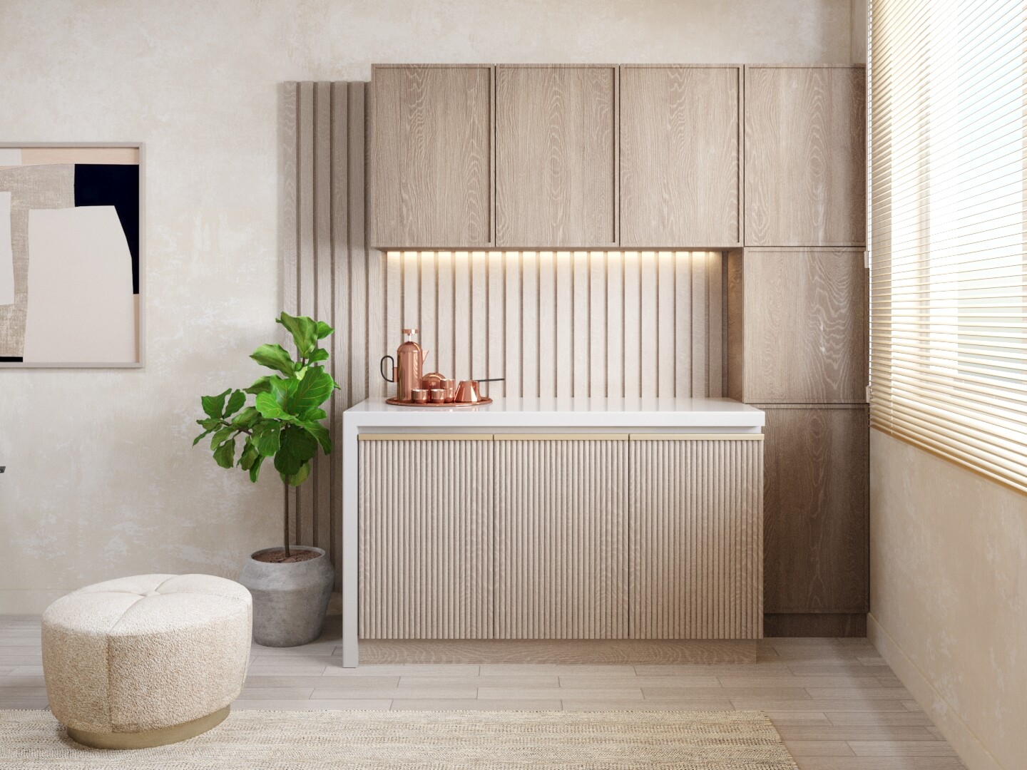 ArtStation - Light Gray Interior