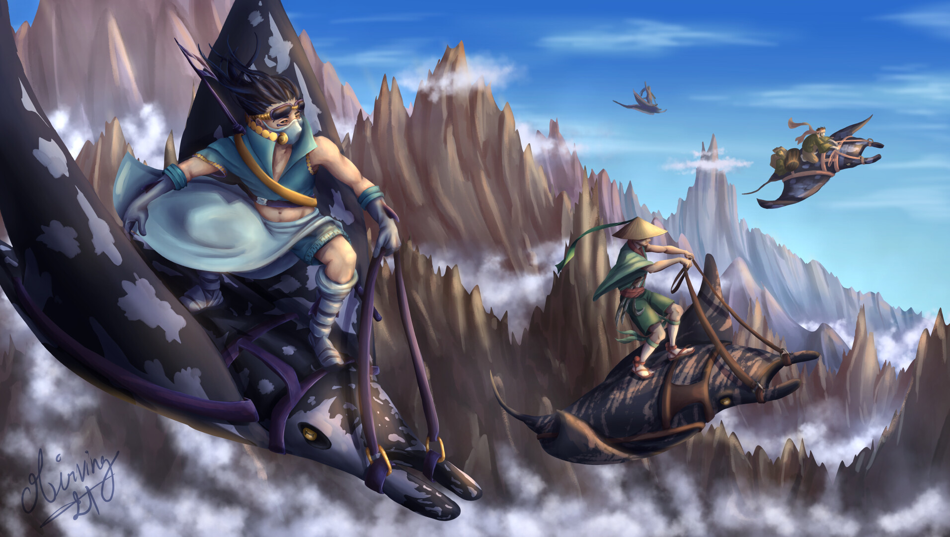 ArtStation - Exploring SkyWorld