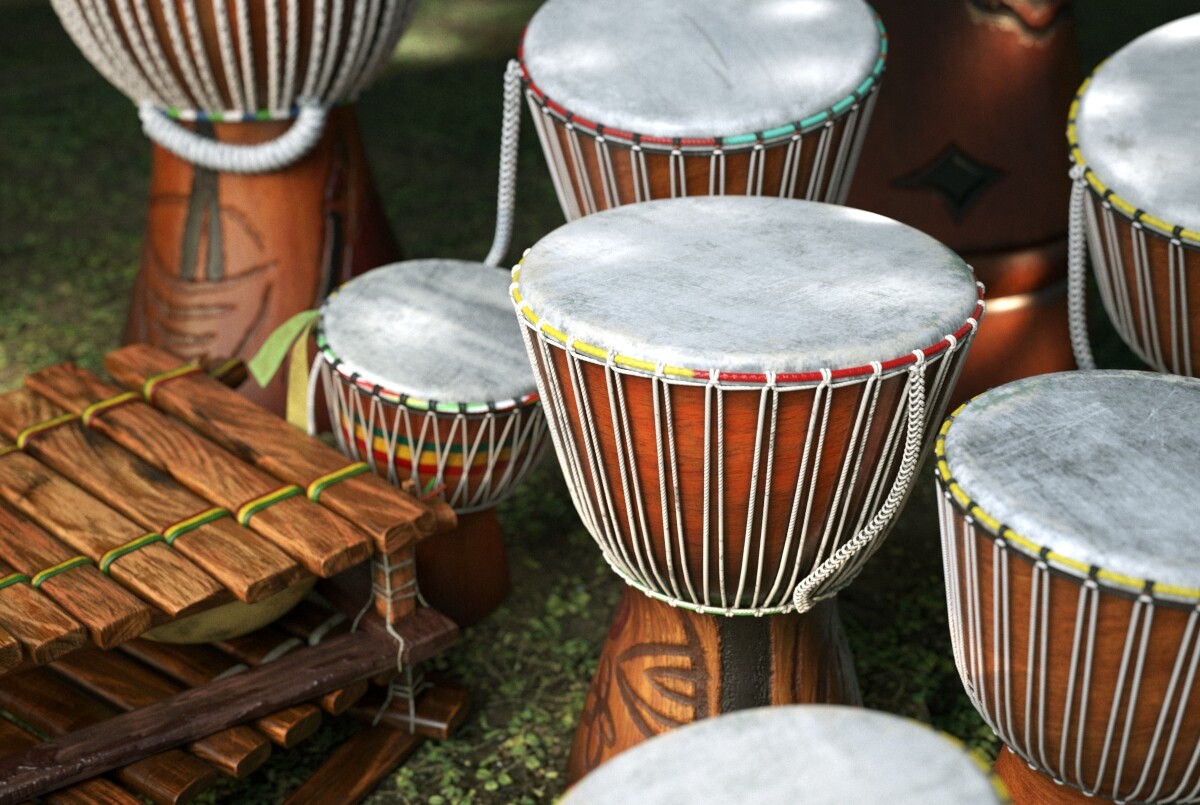 ArtStation - djembe