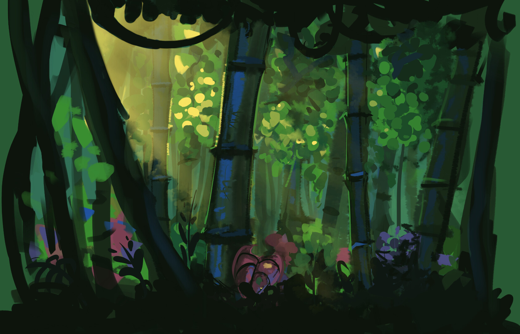 ArtStation - Bamboo Forest - Environment Tests