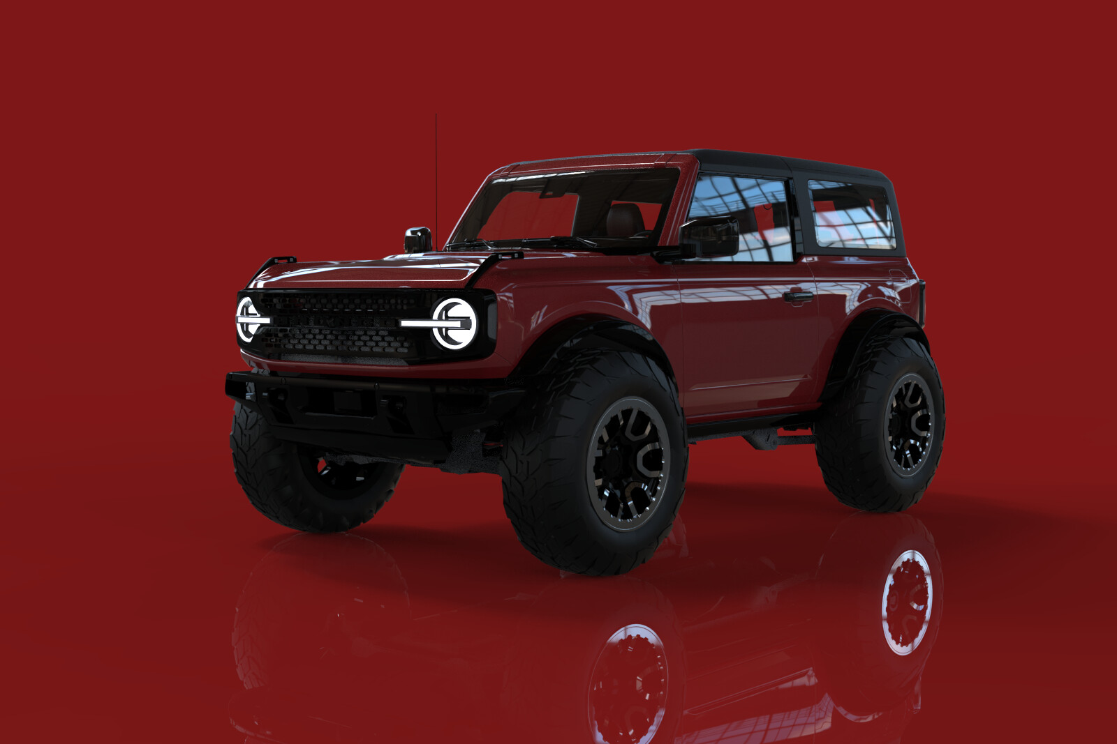 ArtStation - 2021 Stock Ford Bronco Render