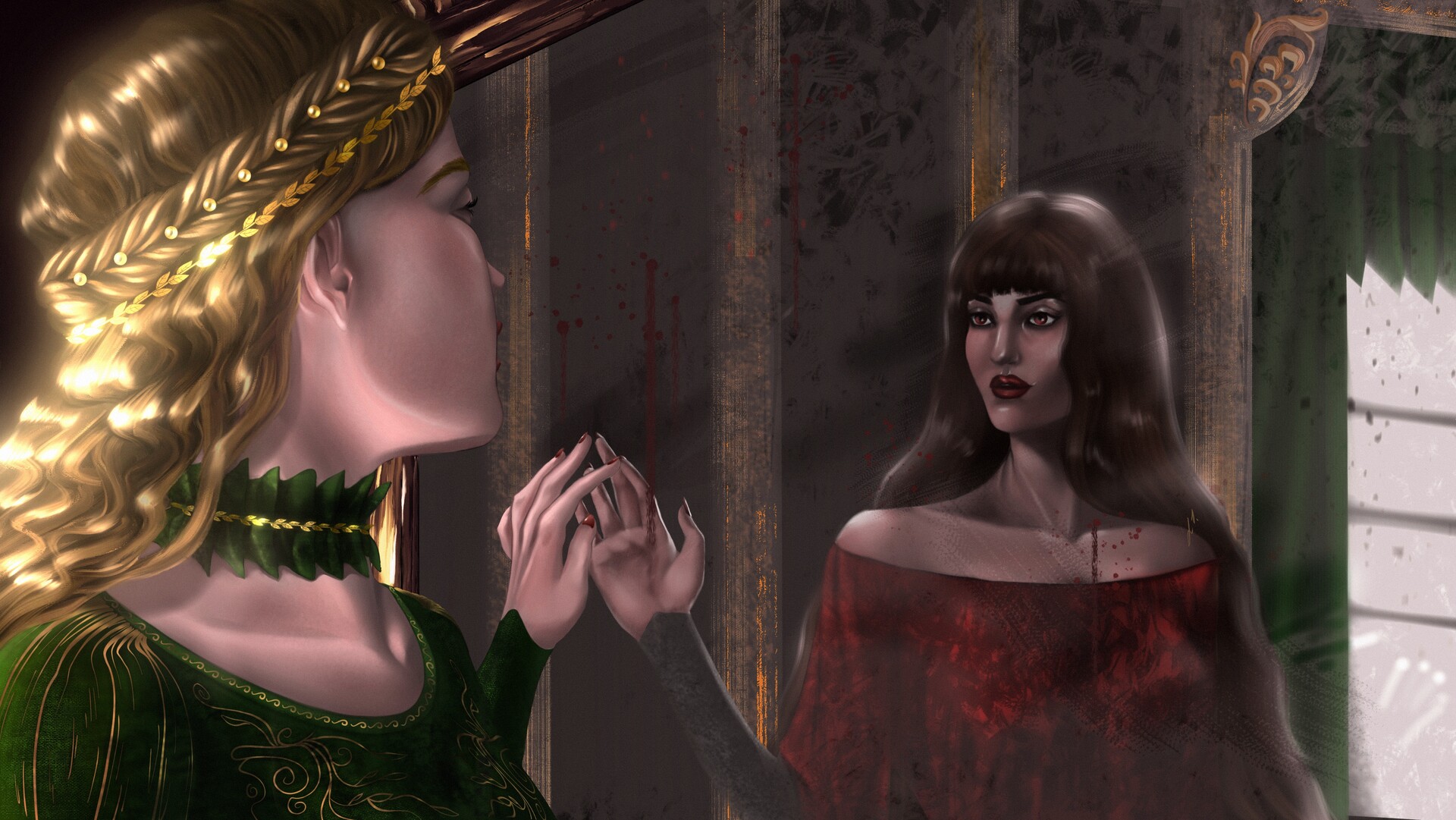 ArtStation - Ligeia and Rowena