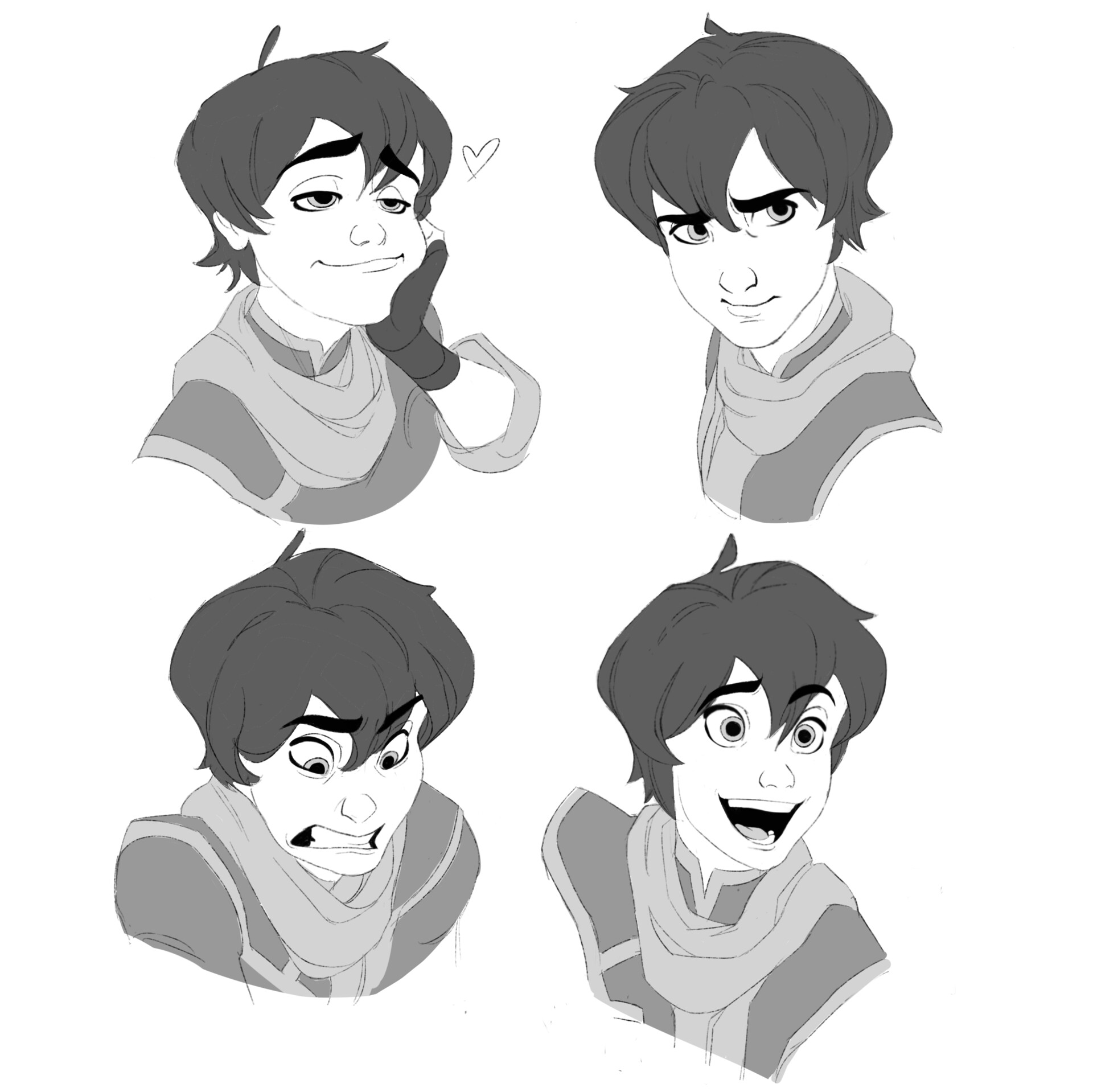 ArtStation - CHARACTER EXPRESSION STUDY - 1/2