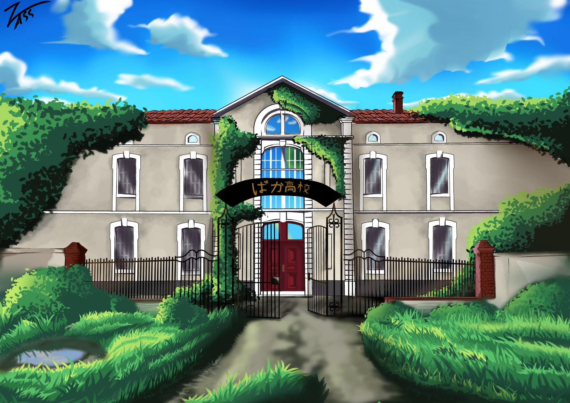 ArtStation - The Abandoned school