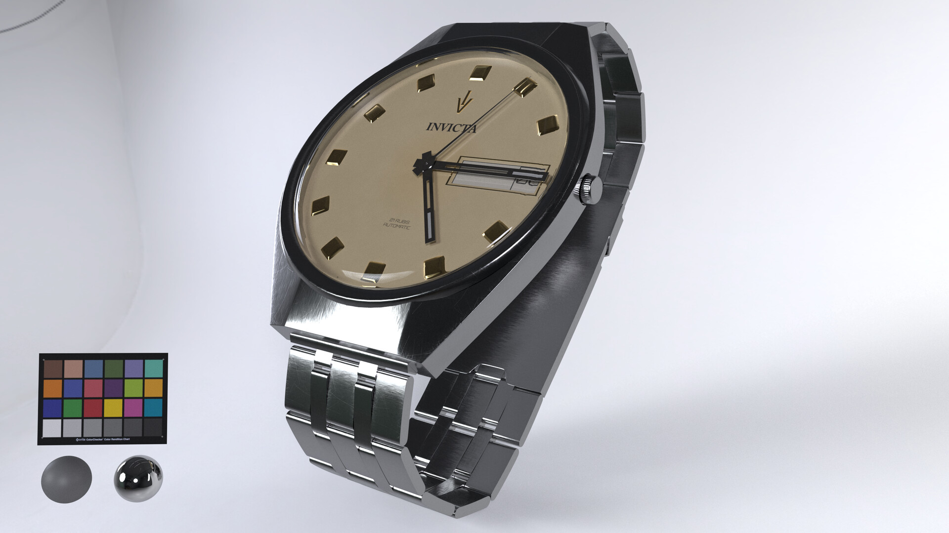 ArtStation - Vintage Invicta Watch Model