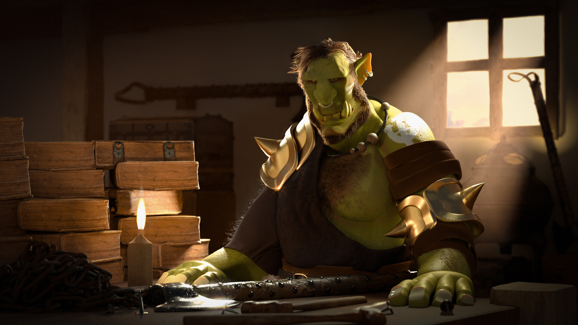 ArtStation - Gunsmith art piece