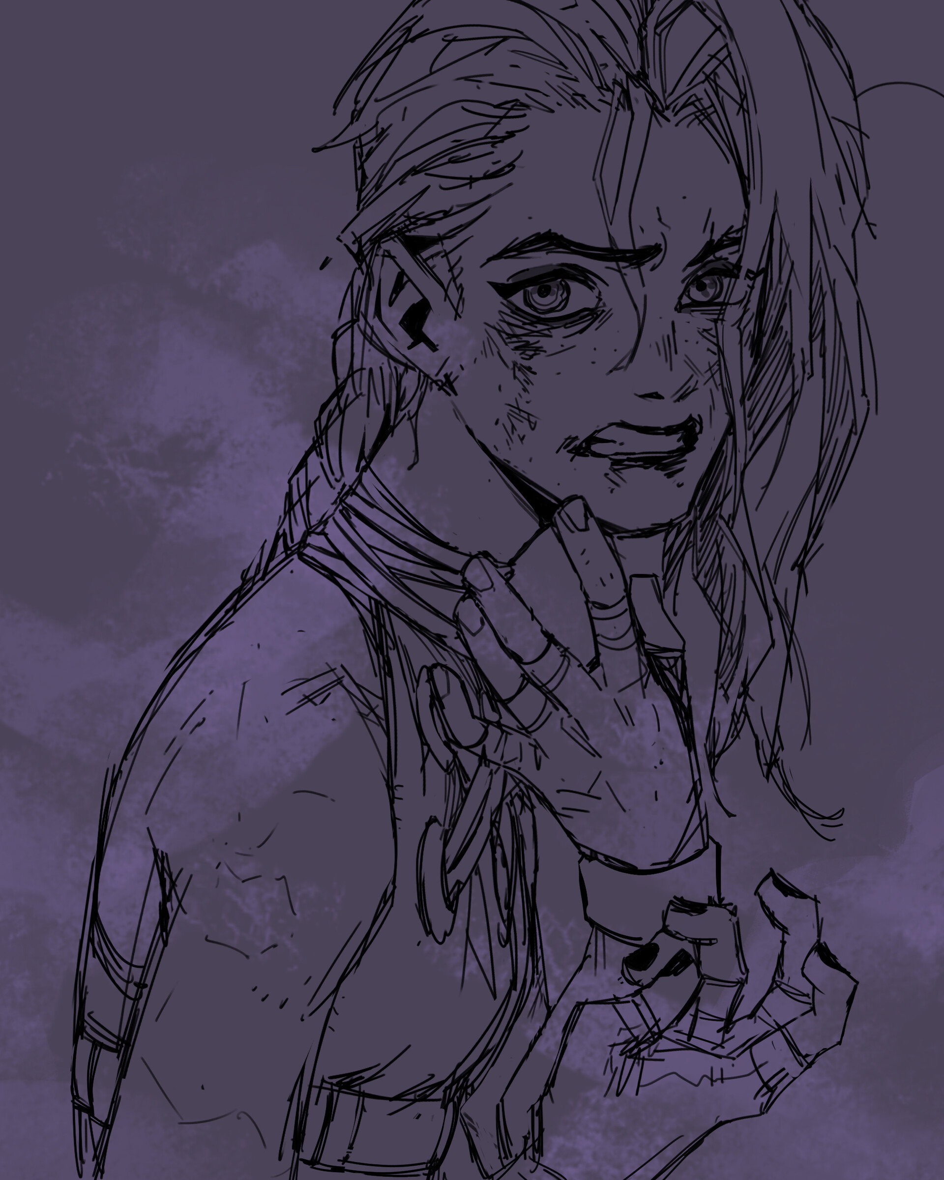 how to draw jinx lol