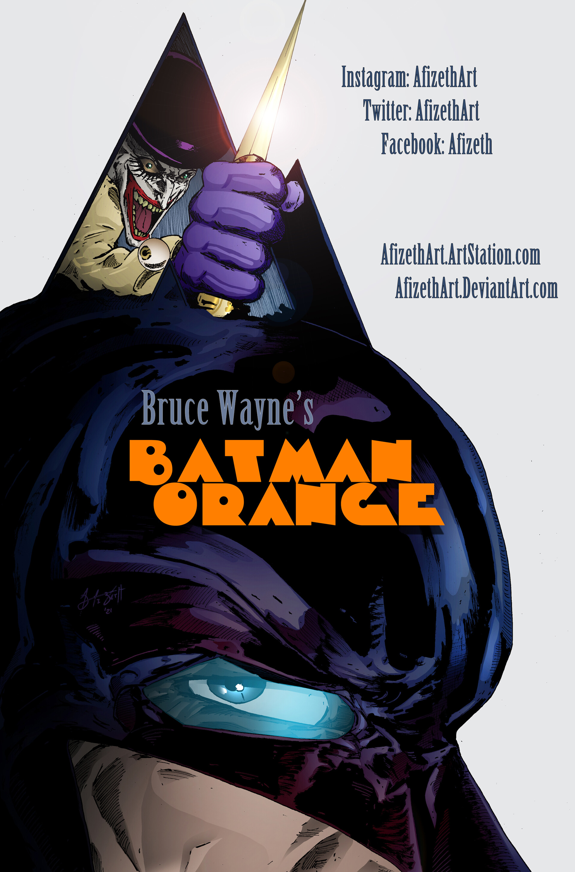 ArtStation - Bruce Wayne's Batman Orange