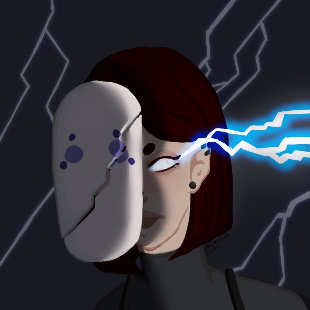 ArtStation - lightning girl