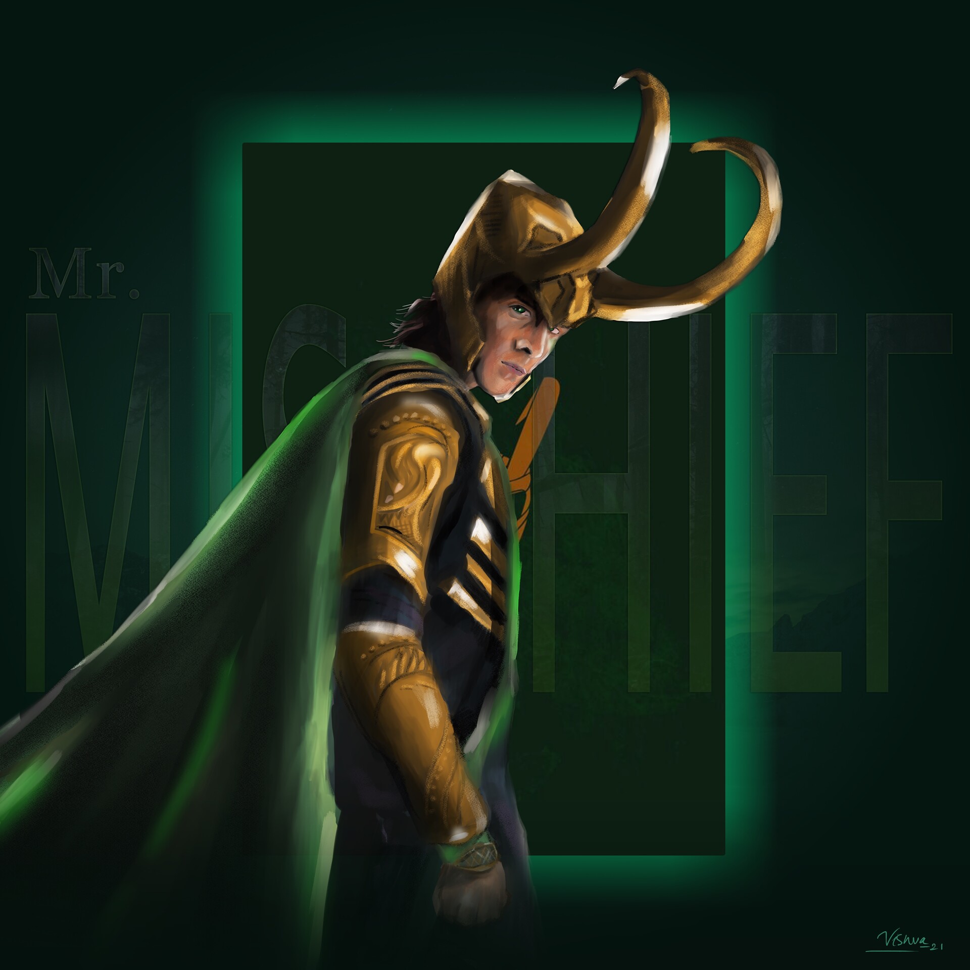 ArtStation - Fanart of Loki