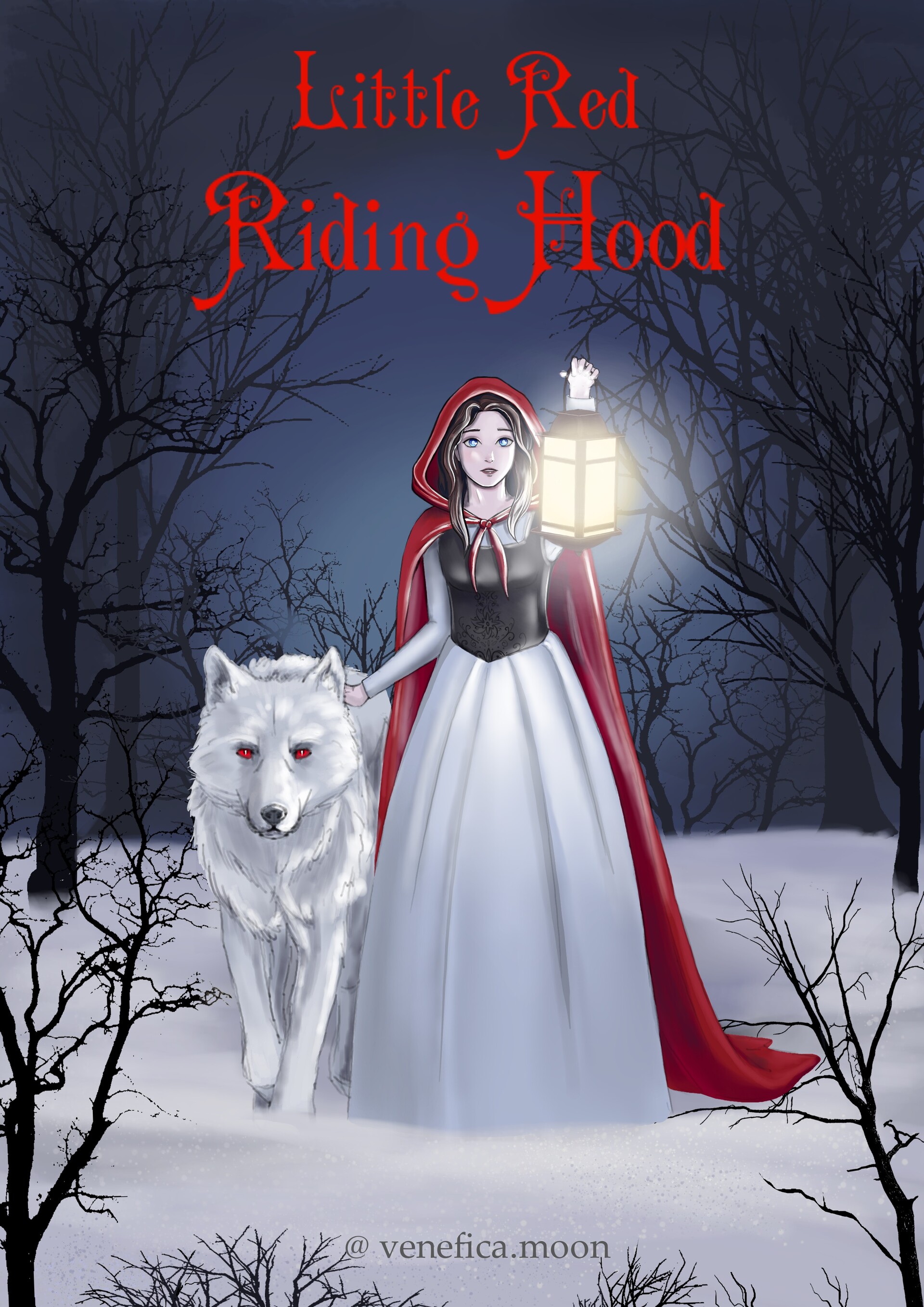 ArtStation - Book cover "Little Red Riding Hood"