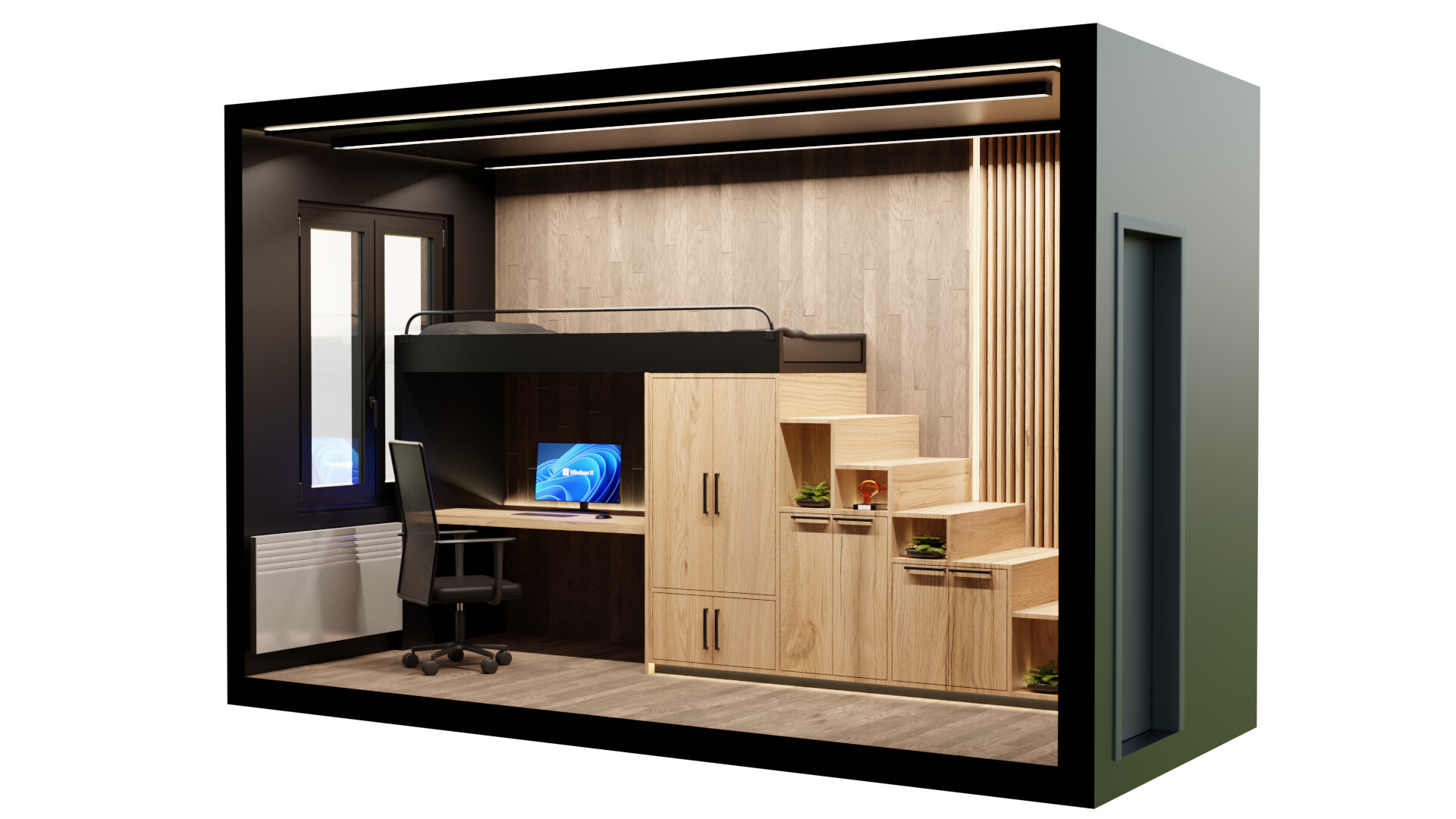 ArtStation - Small Dorm Room