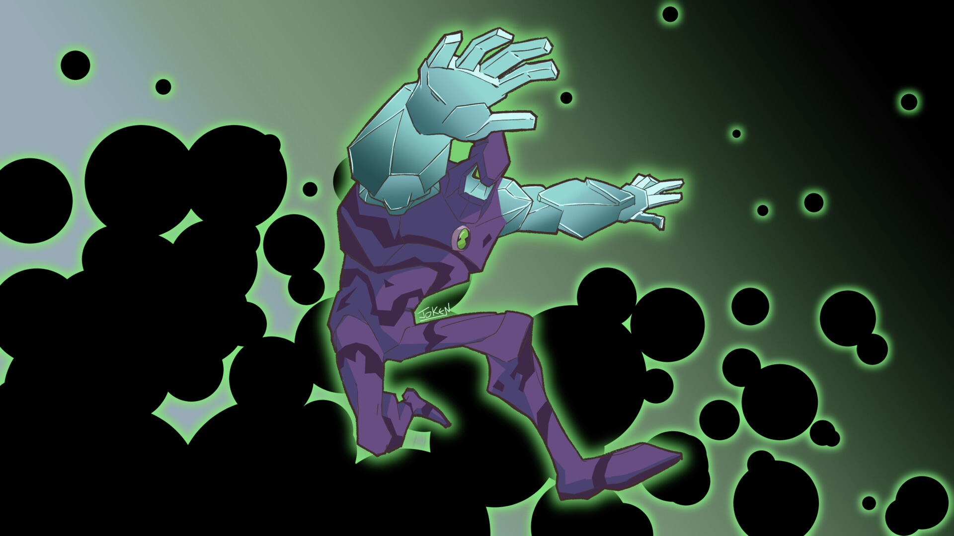 ArtStation - Ben 10 Crystal Head