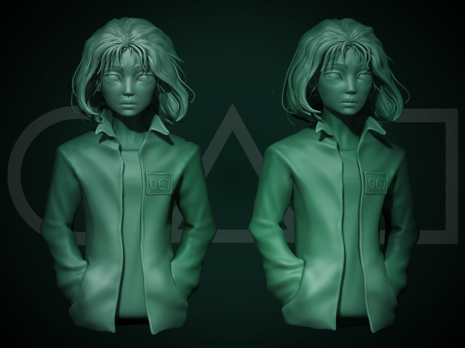 ArtStation - Squid Game (Kang Sae Byeok)