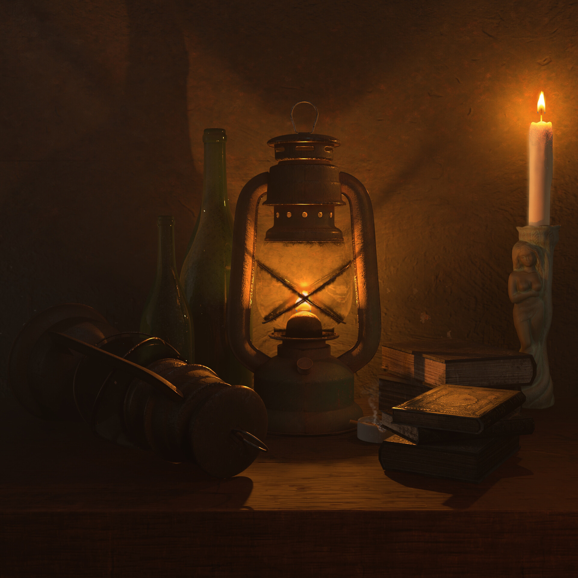 ArtStation - Old_Vintage_Look_Development