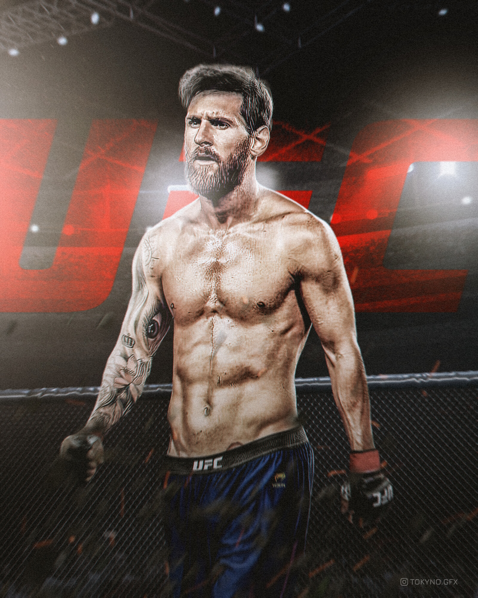 ArtStation - Messi in UFC?