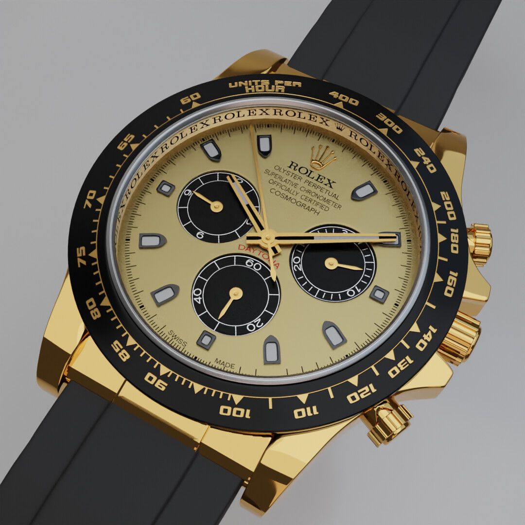 ArtStation - Rolex Cosmograph Daytona Render