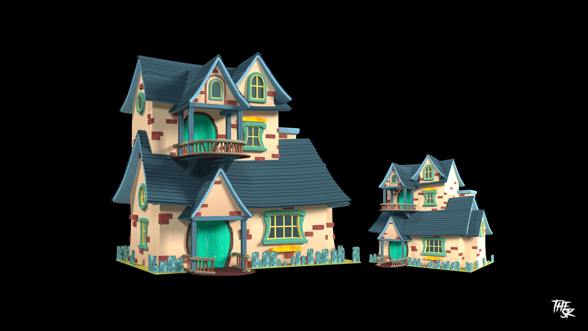 ArtStation - cartoon House