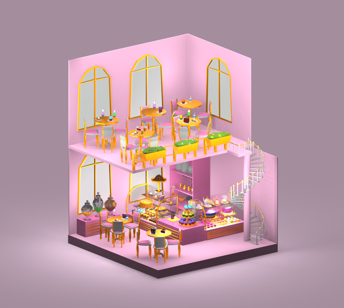 ArtStation - Candy shop