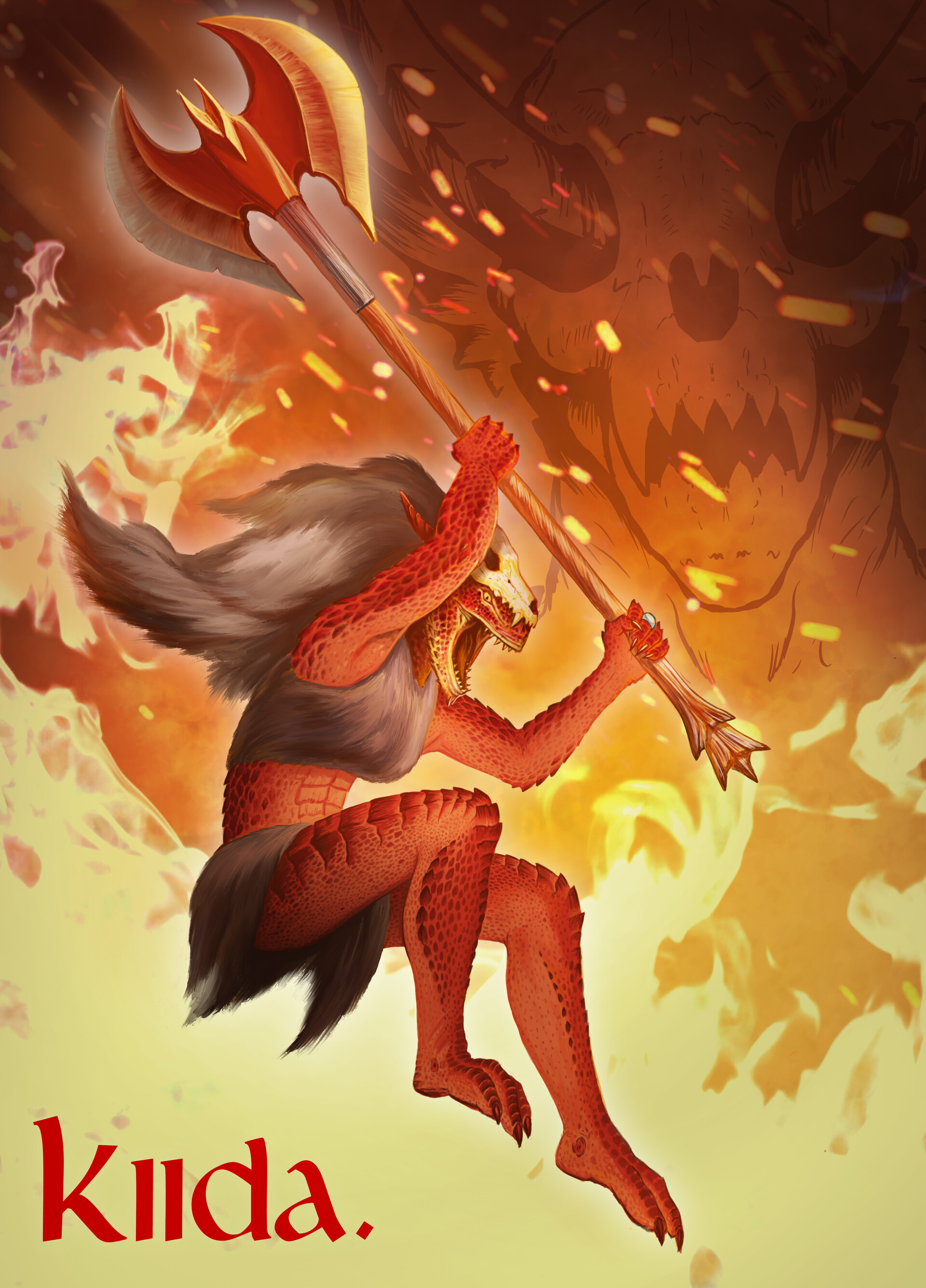 ArtStation - Kiida D&D character 2020